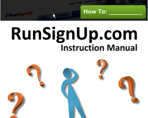 RunSignUp Manual – RunSignup Blog