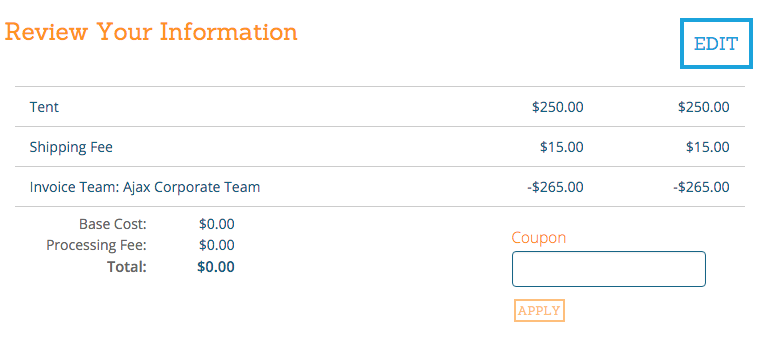 Corporate Team Store Items Paid By Invoice – RunSignup Blog