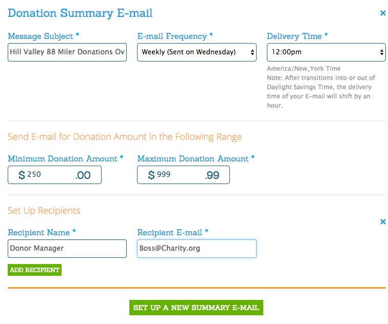 Large Donation Email Notifications – RunSignup Blog