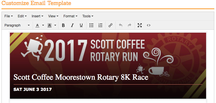 EMail Templates with Race Headers – RunSignup Blog