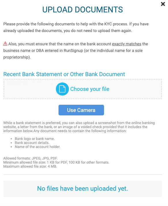 Payment Account Transition – Bank Account Verification – RunSignup Blog